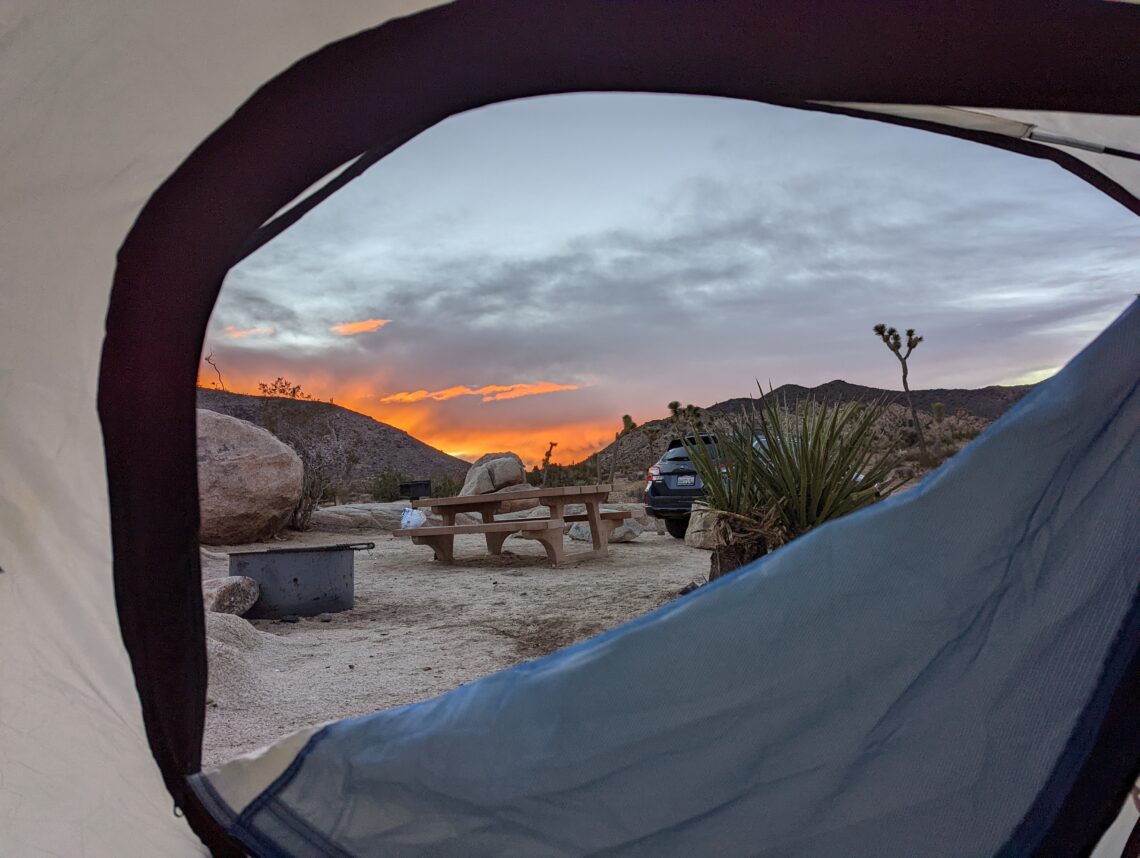 Winter Camping In Joshua Tree & The Three Ps - Simply Alex